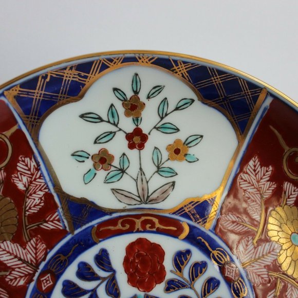 Gold Imari | Other | Vintage Japanese Gold Imari Hand Painted Plate ...